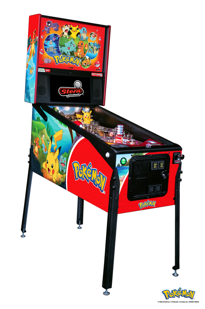 Stern Pokémon Premium Pinball Machine - Classic Game Rooms